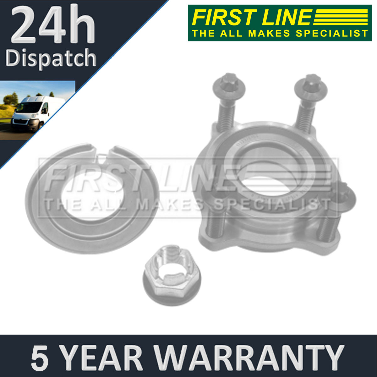 Fits Renault Clio Megane 2.0 First Line Front Wheel Bearing Kit 7701208966 | eBay